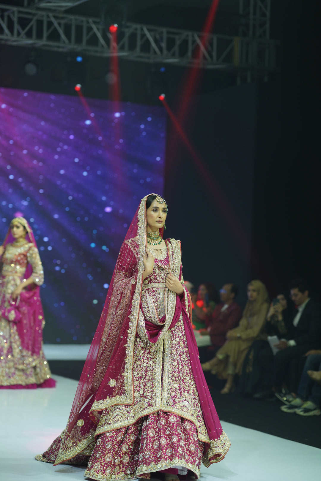 The Magnificent Red Khada dupatta – AALIYA DEEBA